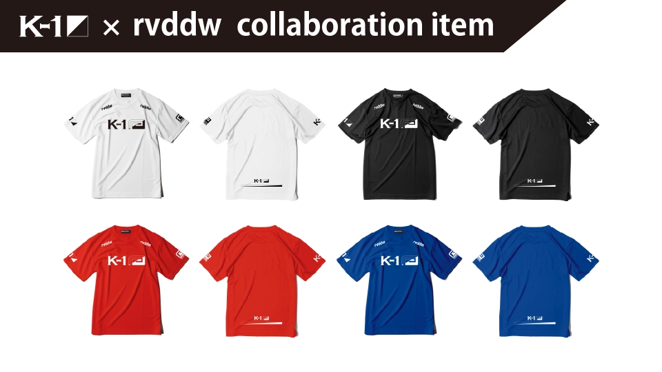 K-1 × rvddwコラボ商品第二弾発売情報！ | K-1 WGP公式サイト｜立ち技格闘技イベント｜K-1 JAPAN GROUP